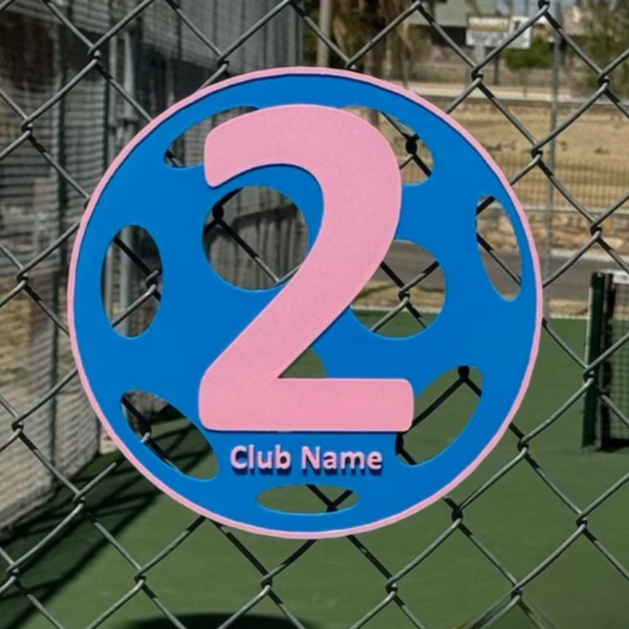 Custom Name Pickleball Court Numbers – Kowski Development