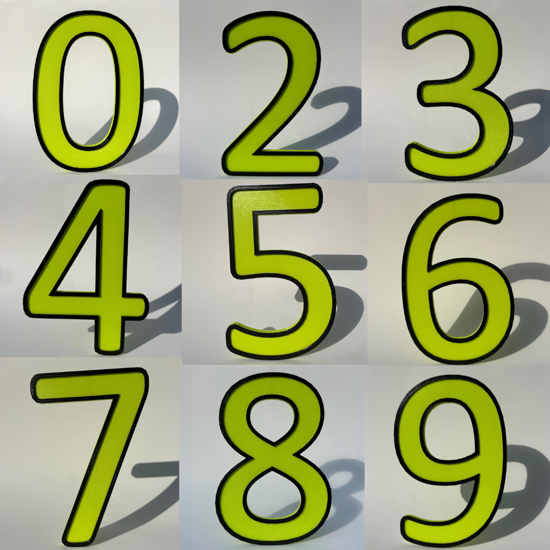 Address Numbers, PETG, Quick Connect, Fence, Gates, Personalized Home ...