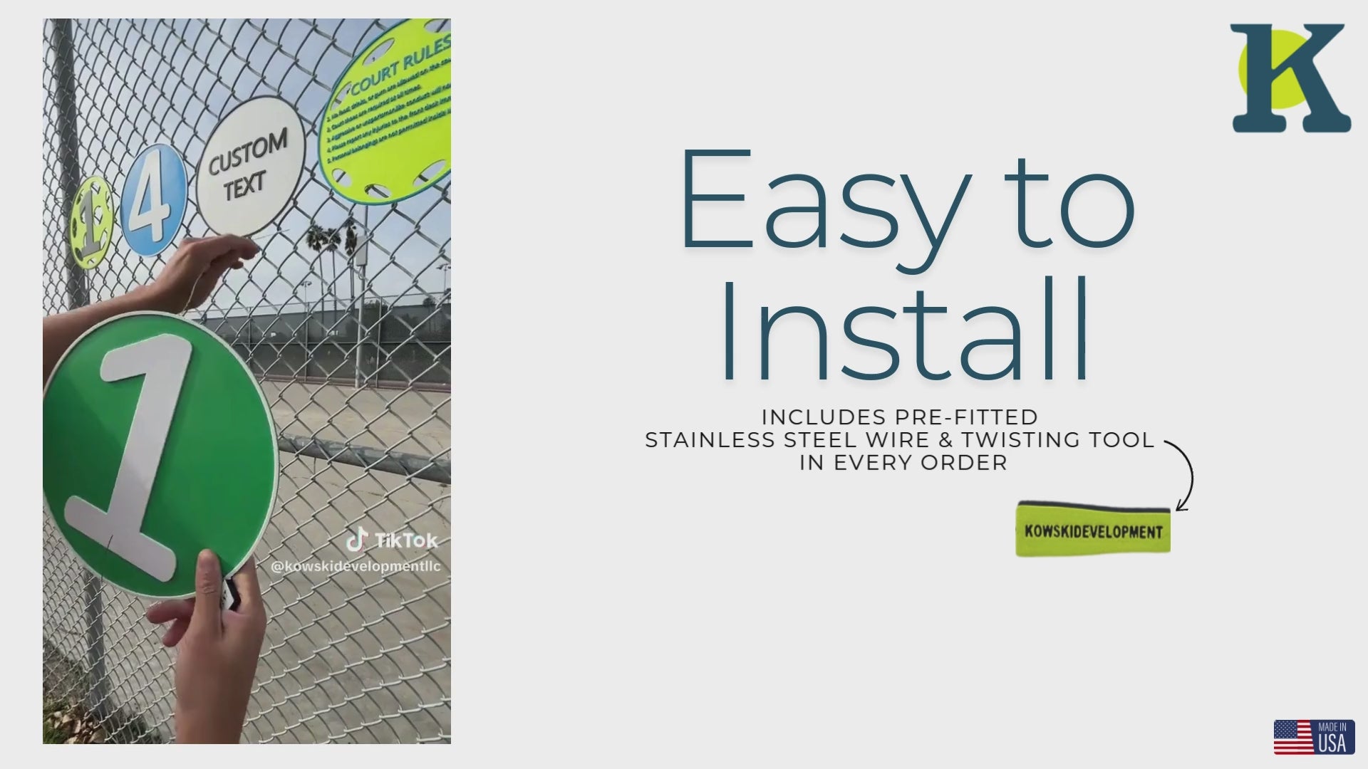 Kowski Development- QuickConnect Signs